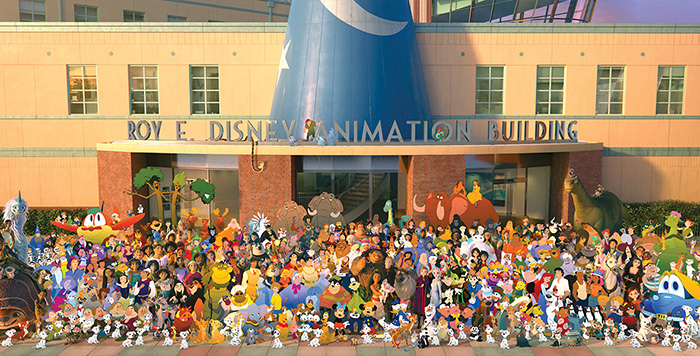 Once upon a studio, la lista definitiva dei 543 personaggi animati nel ...